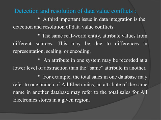 Data Integration And Transformation In Data Mining Pptx Databases Computer Software And