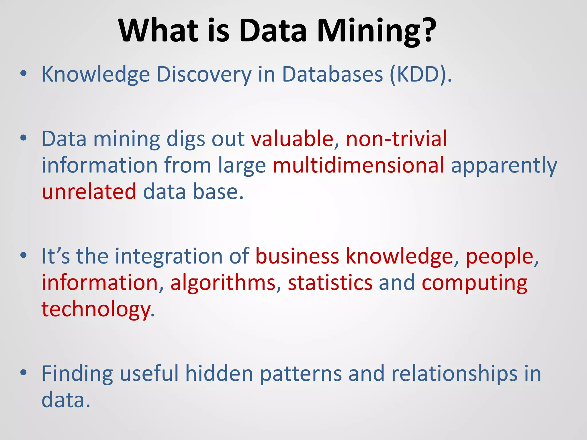 Data mining | PDF | Databases | Computer Software and Applications