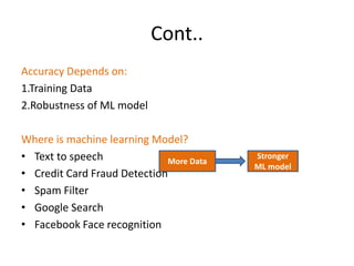 Machine Learning | PPTX