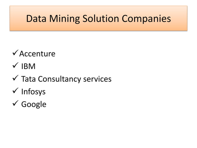 Data mining | PPT