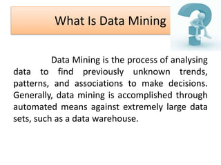 Data mining | PPT