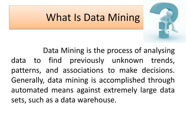 Data mining | PPT