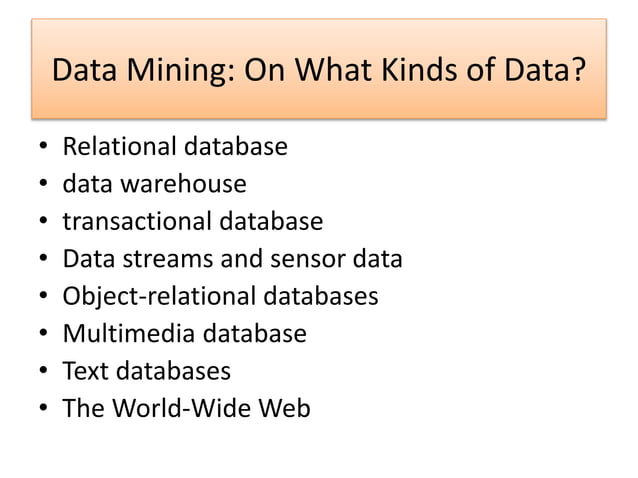 Data mining | PPT