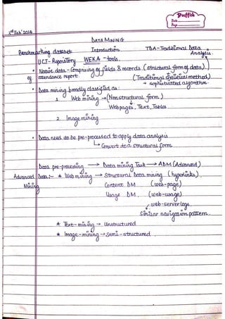 Data Mining Notes - Ronak Sumbaly | PDF