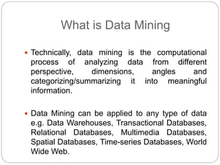 Data mining | PPTX