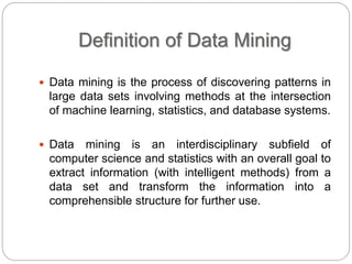 Data mining | PPT