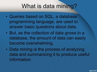 Data Mining Technniques | PPT