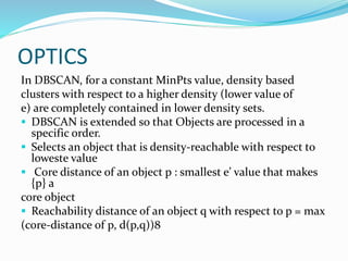 density based method and expectation maximization | PPT