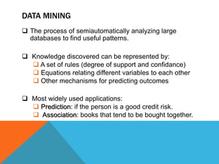 Data mining | PPT