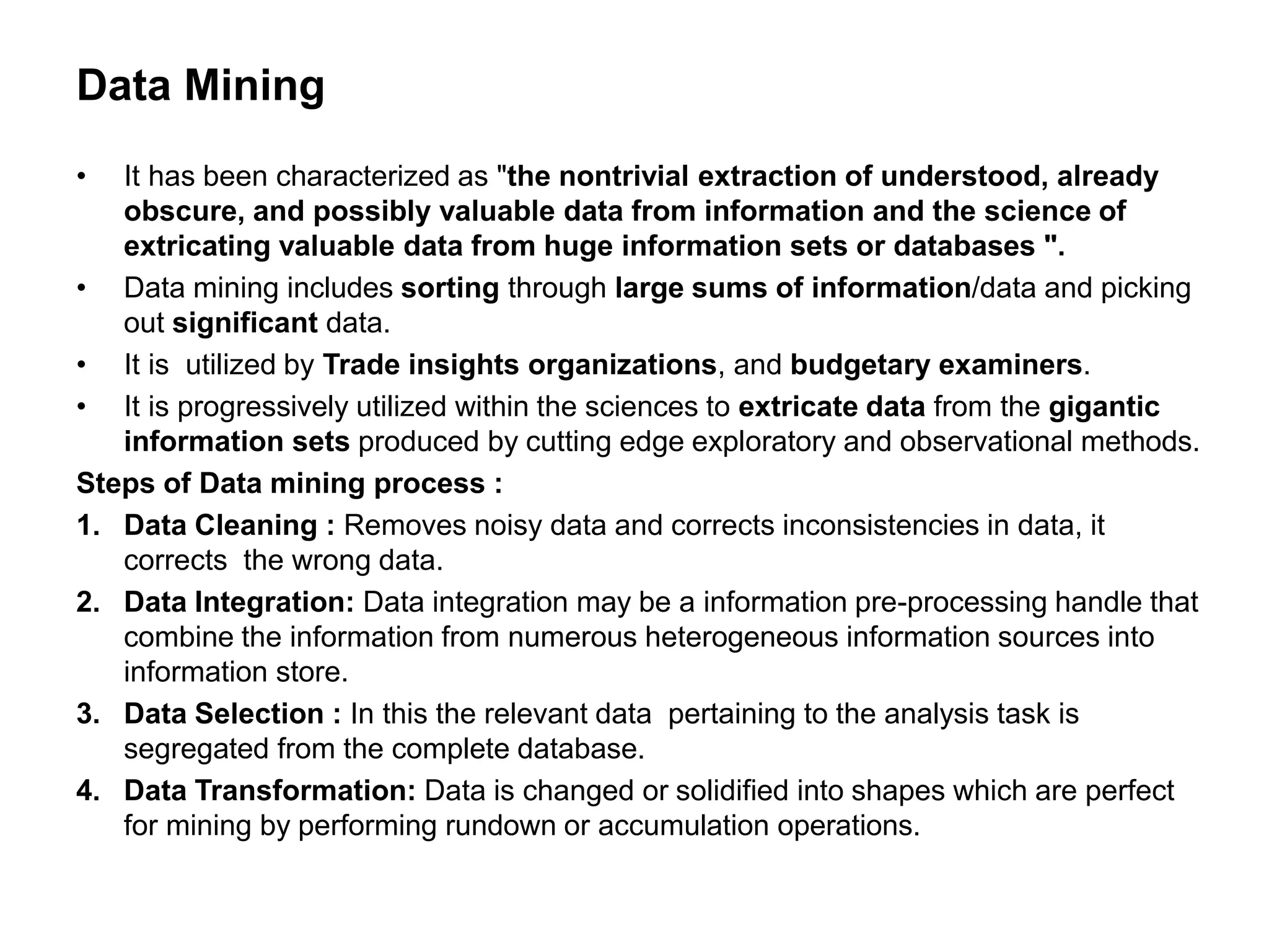 Data mining | PPT