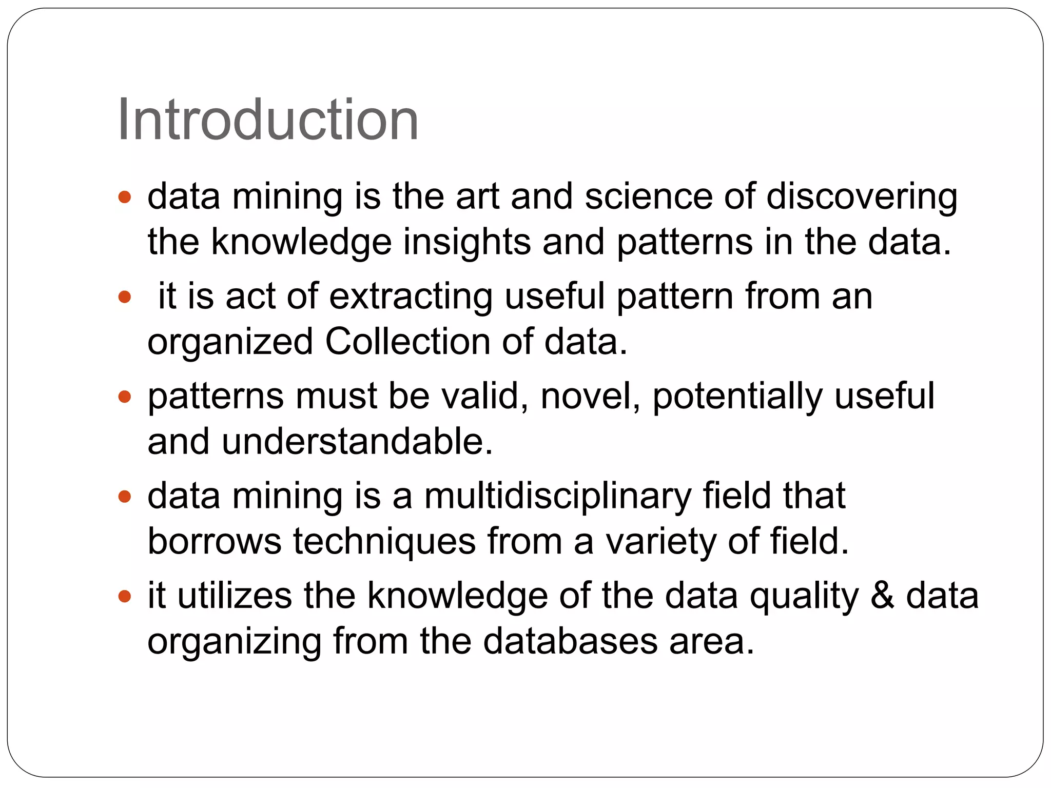Data mining | PPTX