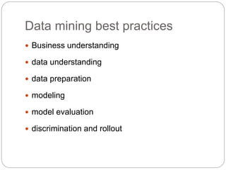 Data mining | PPTX