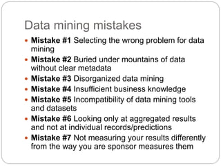 Data mining | PPTX