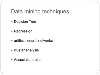 Data mining | PPTX