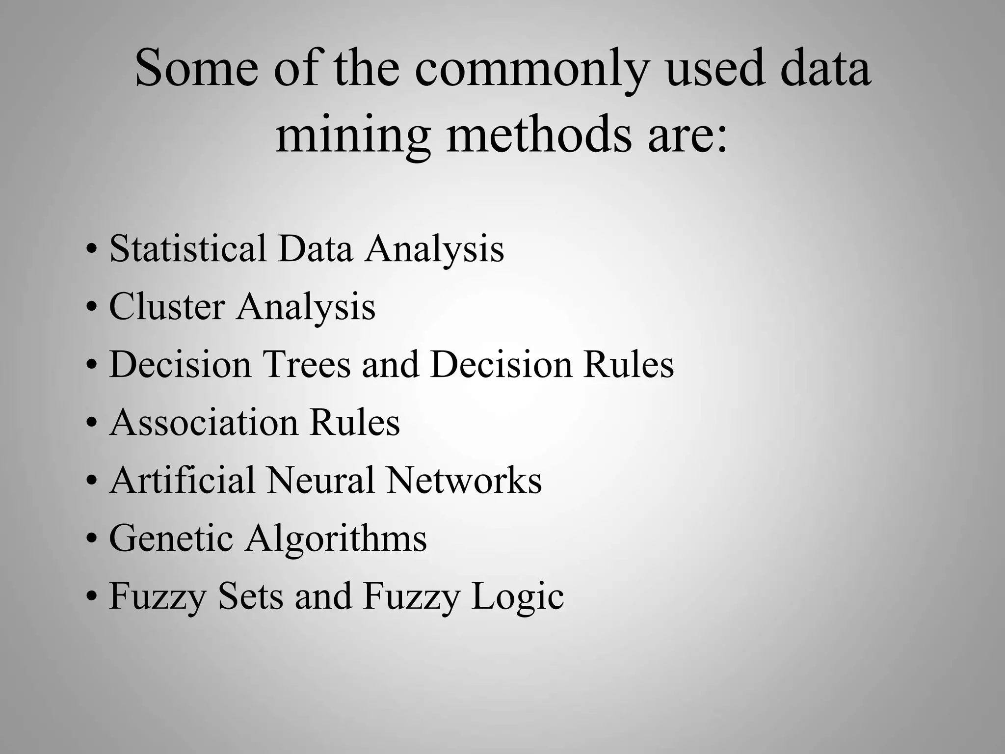 datamining.ppt | Databases | Computer Software and Applications
