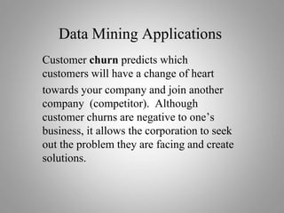 datamining.ppt | Databases | Computer Software and Applications