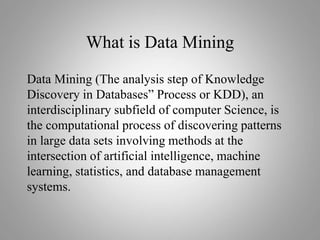 datamining.ppt | Databases | Computer Software and Applications