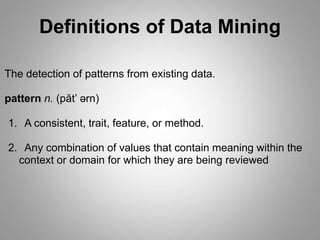 datamining.ppt | Databases | Computer Software and Applications