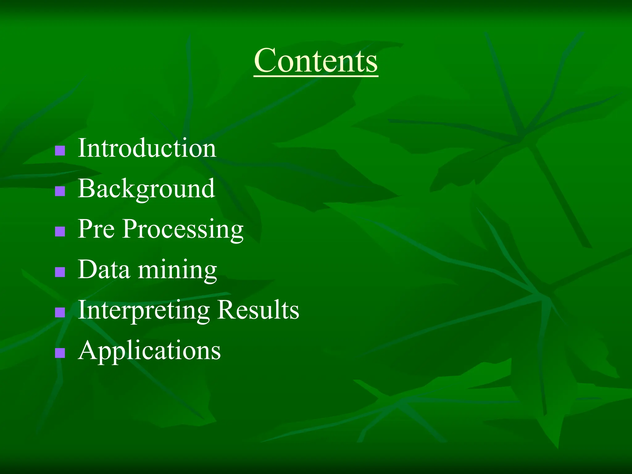 Data mining / data extraction 2024 | PPT