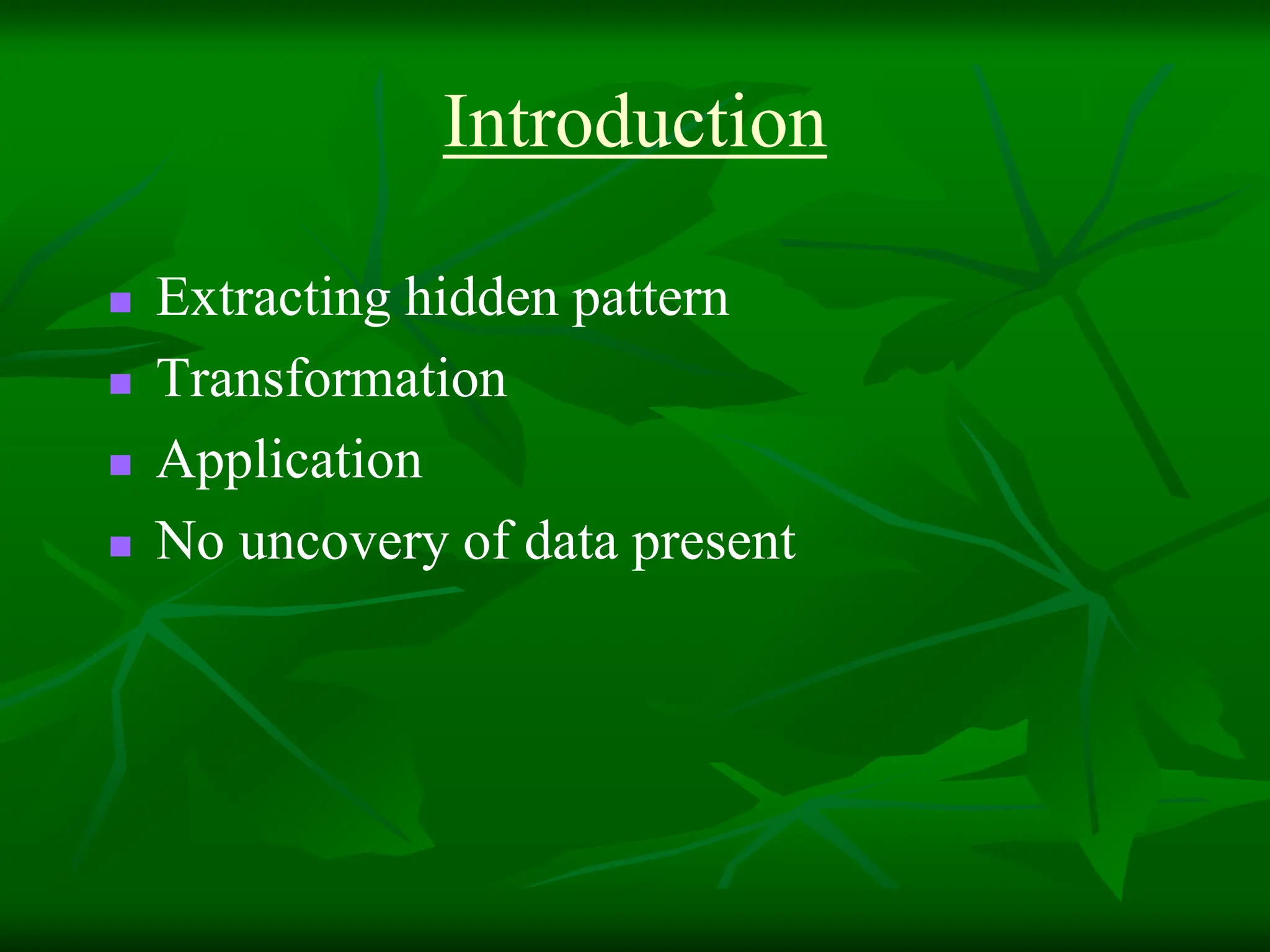 Data mining / data extraction 2024 | PPT