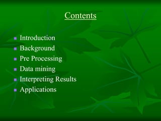 Data mining / data extraction 2024 | PPT