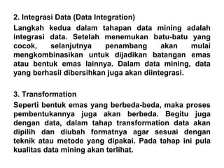 DATA MINING : ESTIMASI, PREDIKSI, KLASIFIKASI, KLASTERING, DAN ASOSIASI.ppt