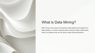 DATA MINING seminar prjzkpwnshzghBwkwodoxjz | PPTX