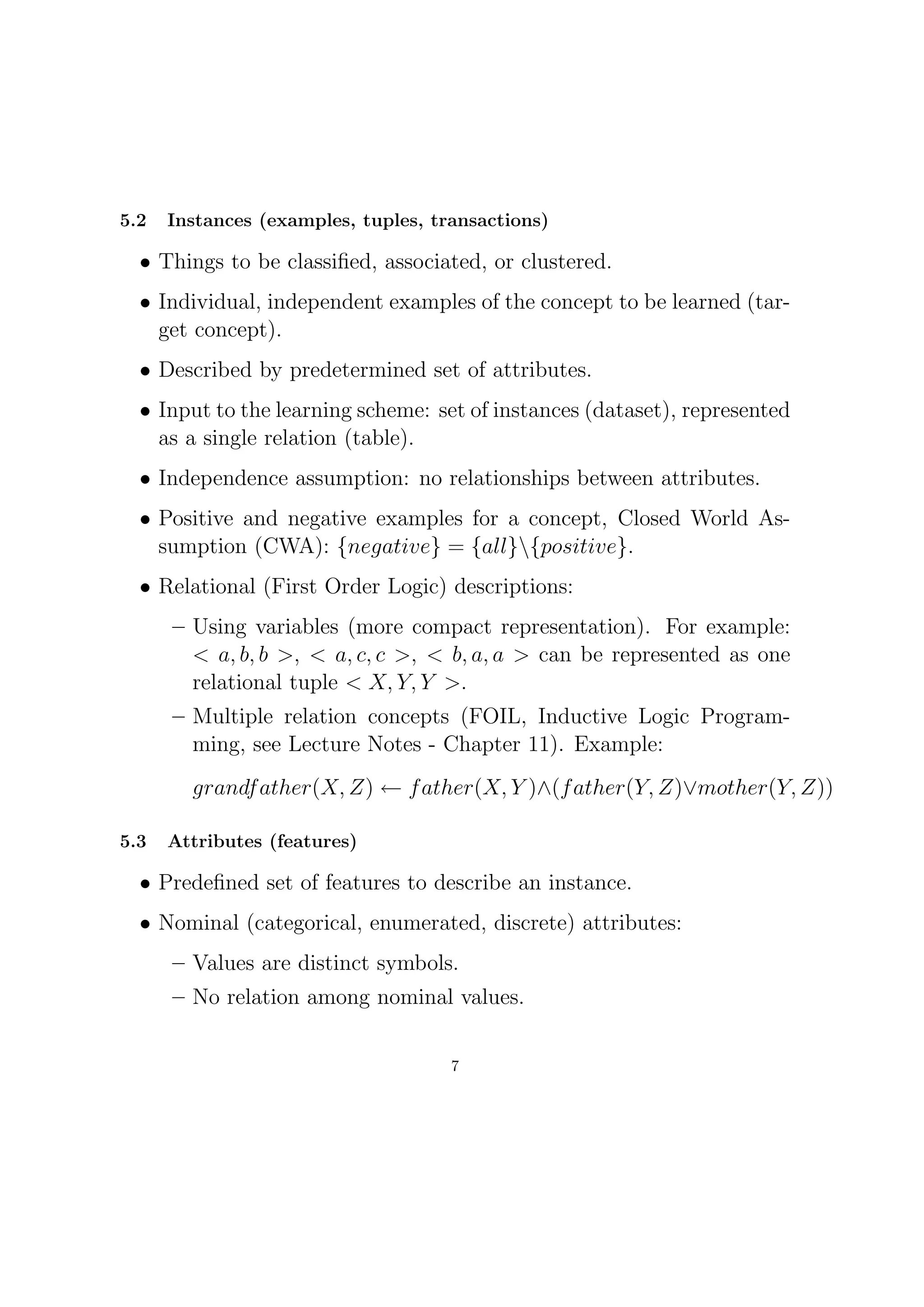 Data mining knowledge representation Notes | PDF