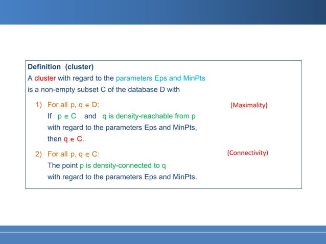 Density Based Clustering Ppt