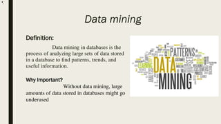 Data mining and Data Warehousing in Databases.pptx