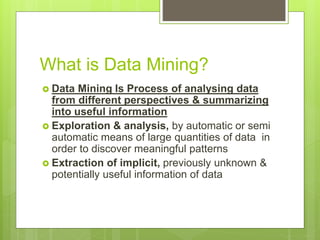 Data mining | PPT | Free Download