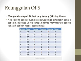Materi Data Mining - C4.5 | PDF