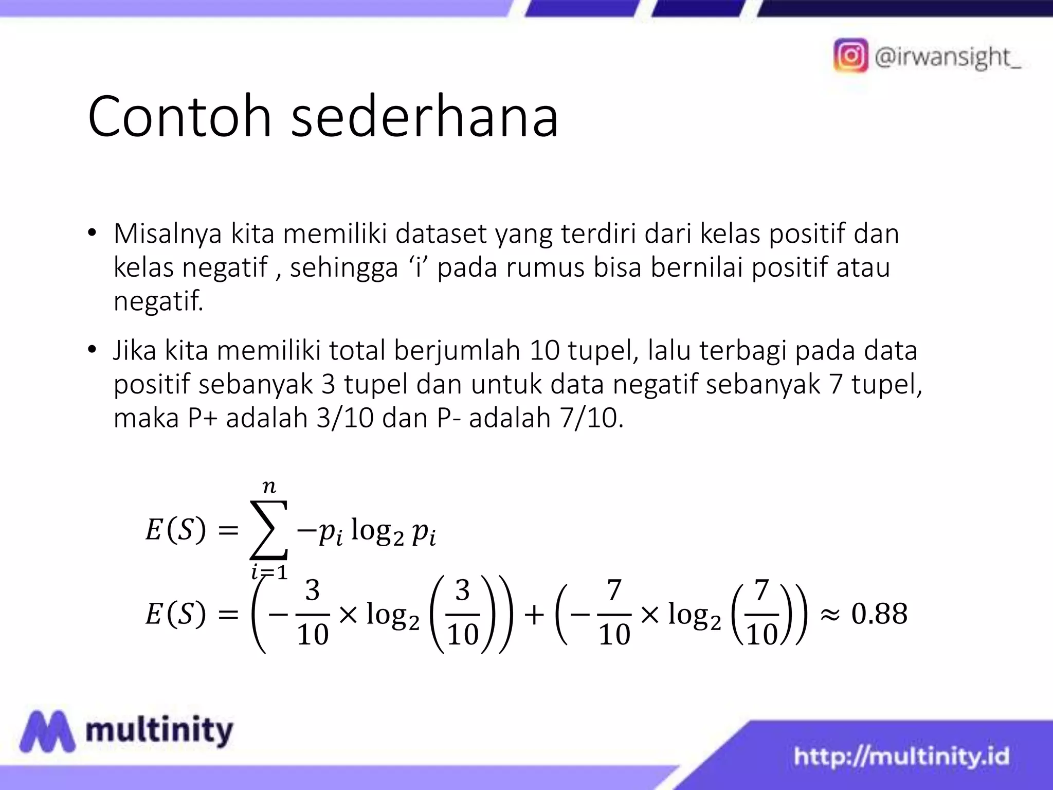 Data mining 5 klasifikasi decision tree dan random forest | PPTX
