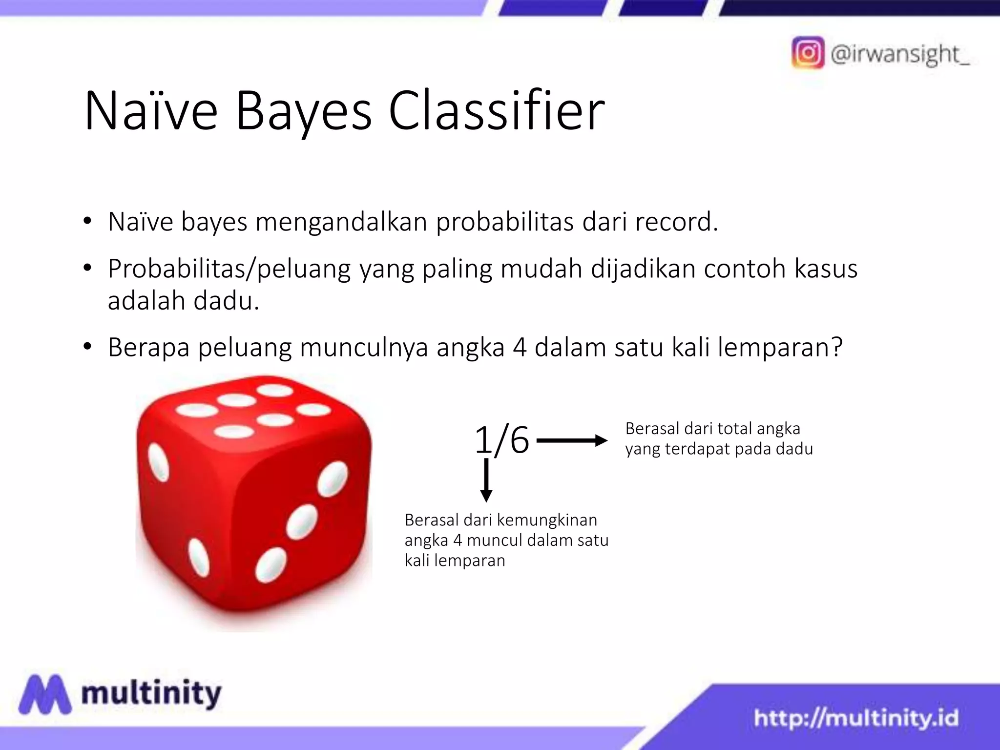 Data mining 6 klasifikasi naive bayes classifier | PPTX