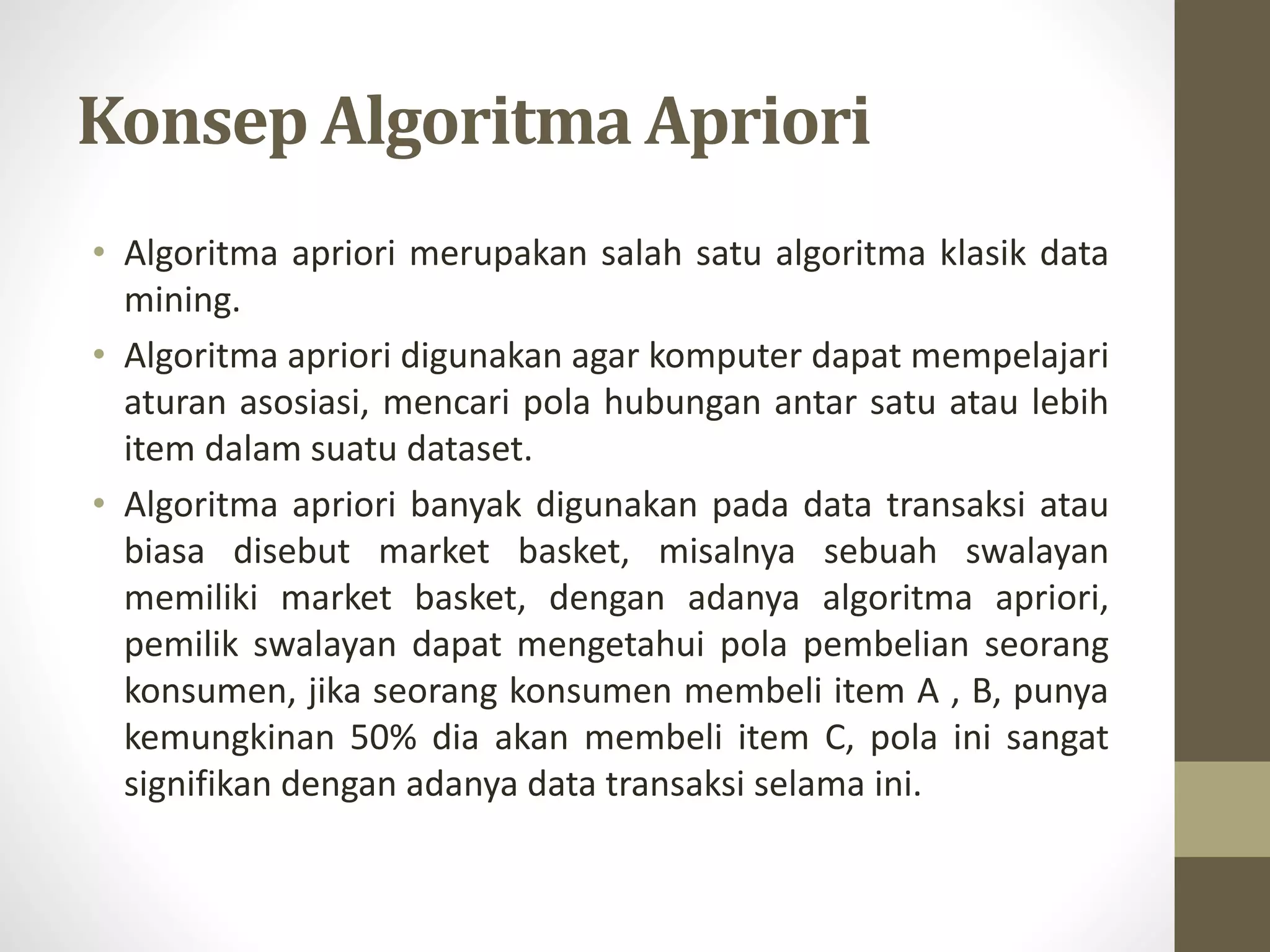 Algoritma Apriori | PDF