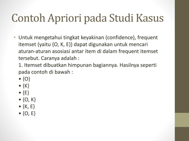 Algoritma Apriori | PDF