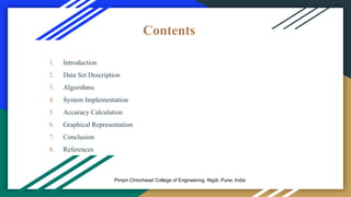 Data mining algorithms for recognition and codification of glandular disorder | PPT