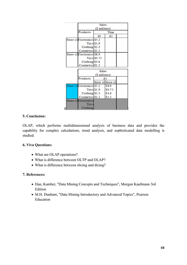 Data mining and data warehouse lab manual updated | PDF | Databases ...