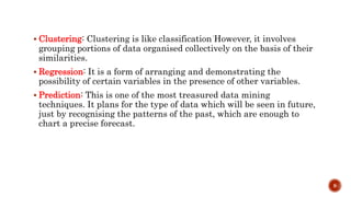Data mining and data warehousing | PPT