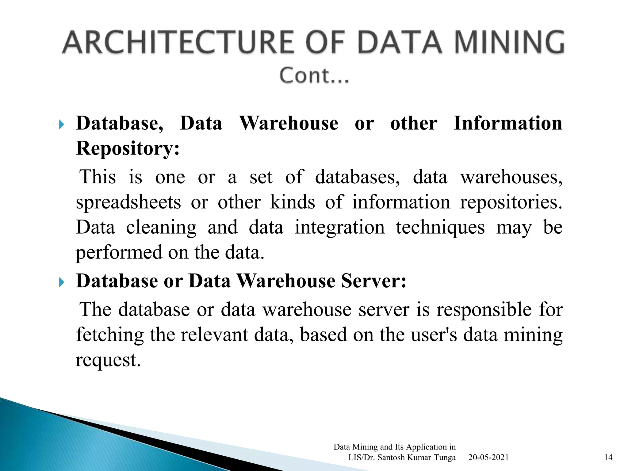 Data Mining and Its Application in Library and Information Science | PPT