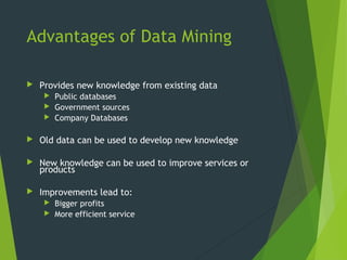 Data mining and its concepts | PPT