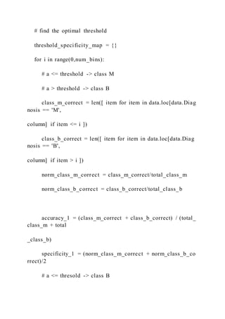 Data Mining and Neural NetworksComputational Task 1Tas | DOCX