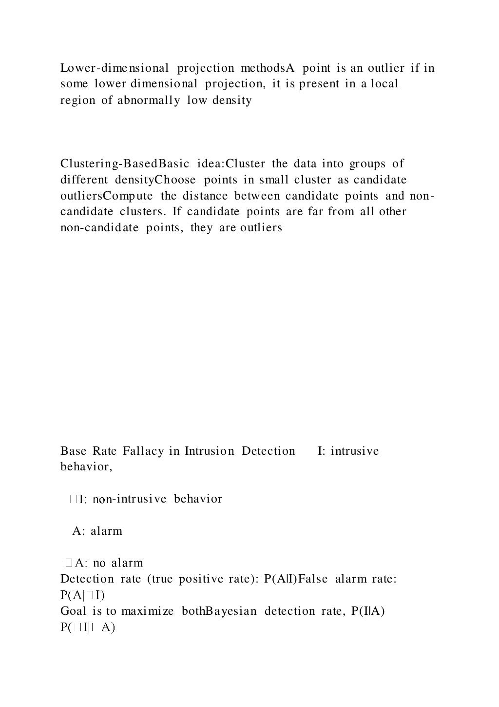 Data Mining Anomaly Detectionlecture Notes For Chapt Pdf
