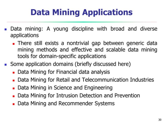Data Mining Application and Trends | PPTX