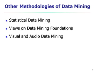 Data Mining Application and Trends | PPTX