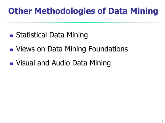 Data Mining Application and Trends | PPTX