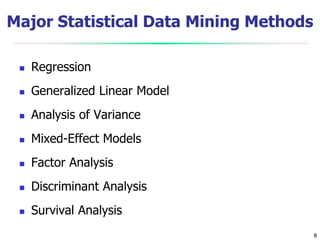 Data Mining Application and Trends | PPTX