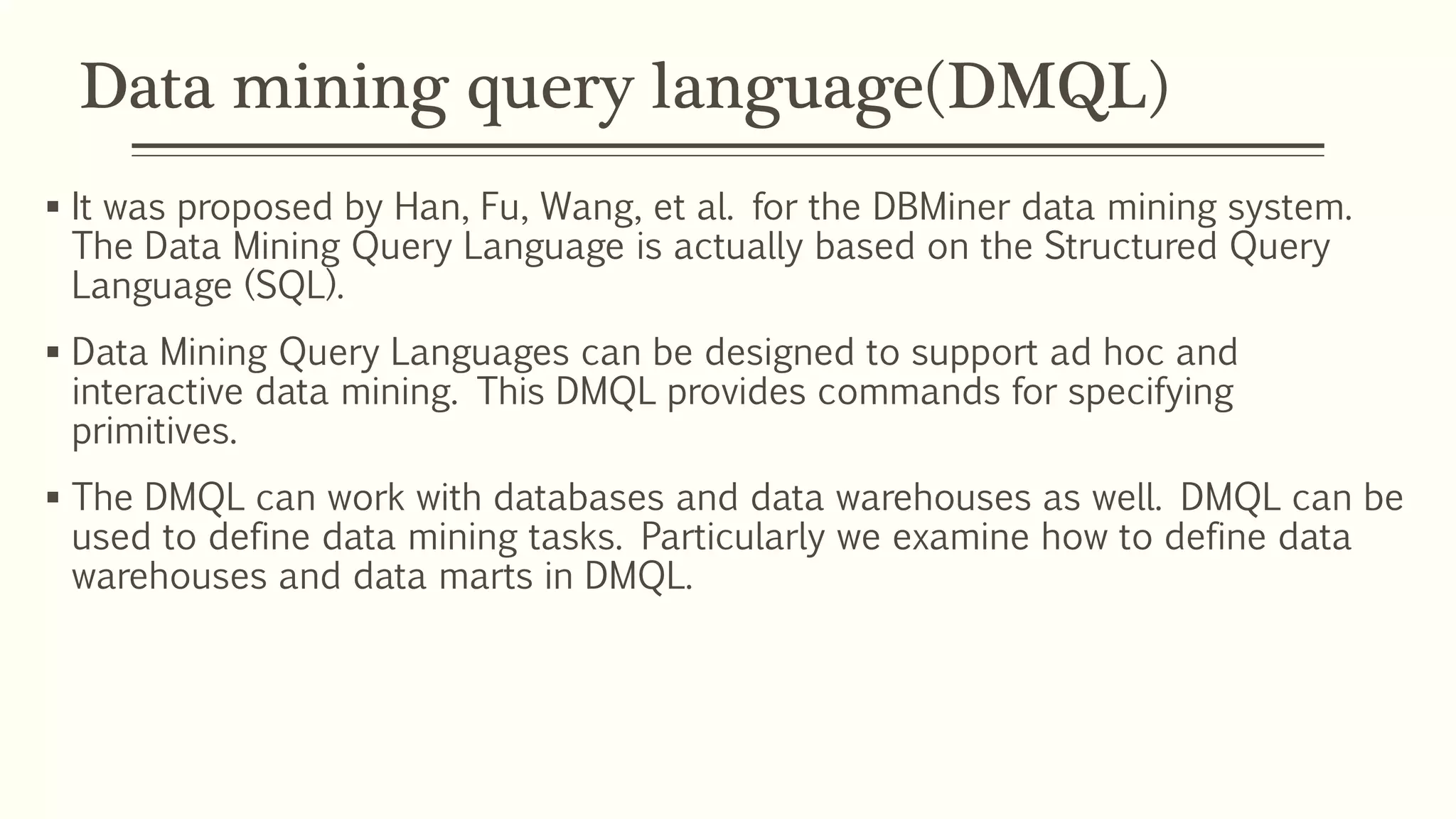 Data mining approaches and methods | PPT