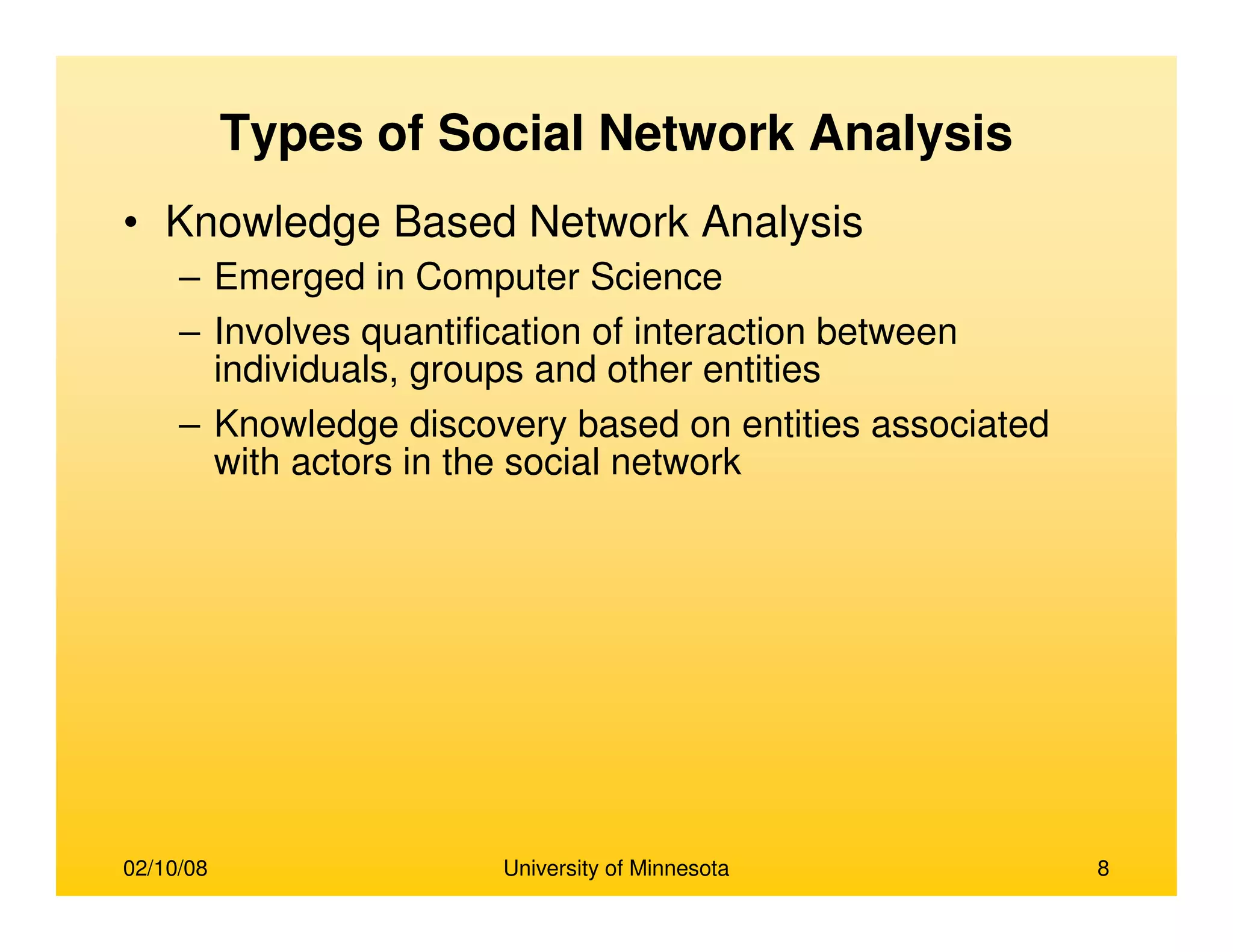 Data mining based social network | PPT