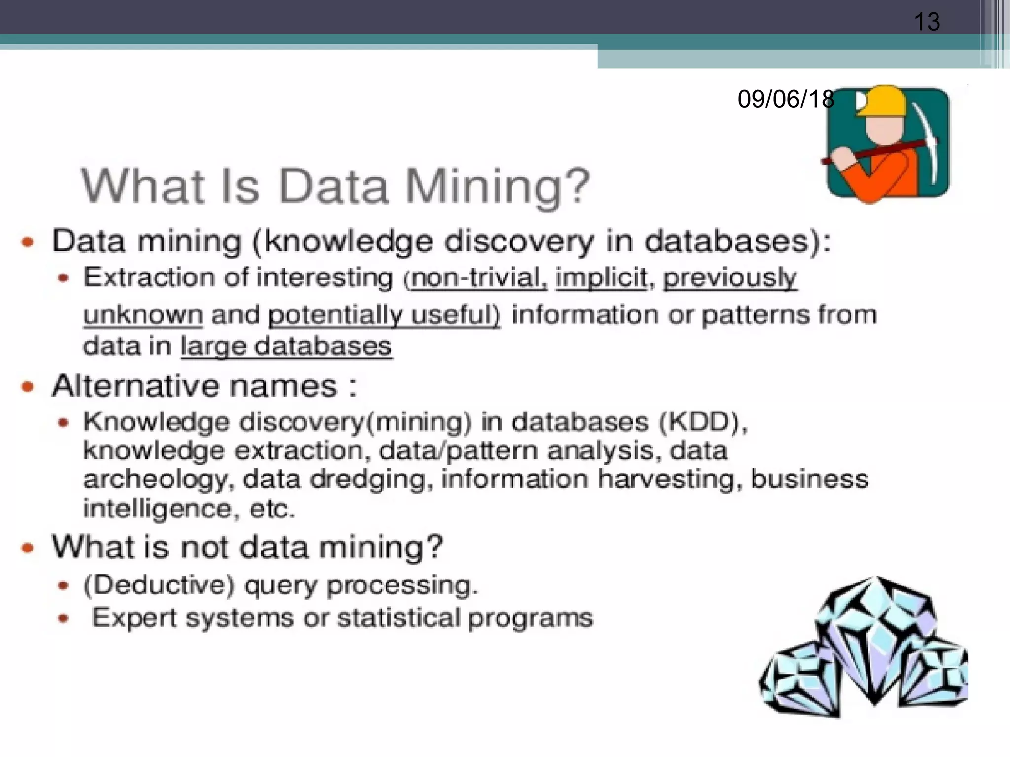Data mining basic fundamentals | PPT